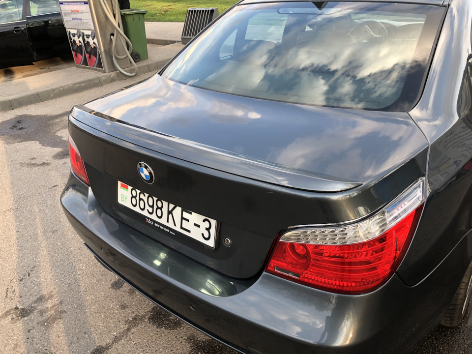Лип спойлер — BMW 5 series (E60), 3 л, 2006 года | стайлинг | DRIVE2