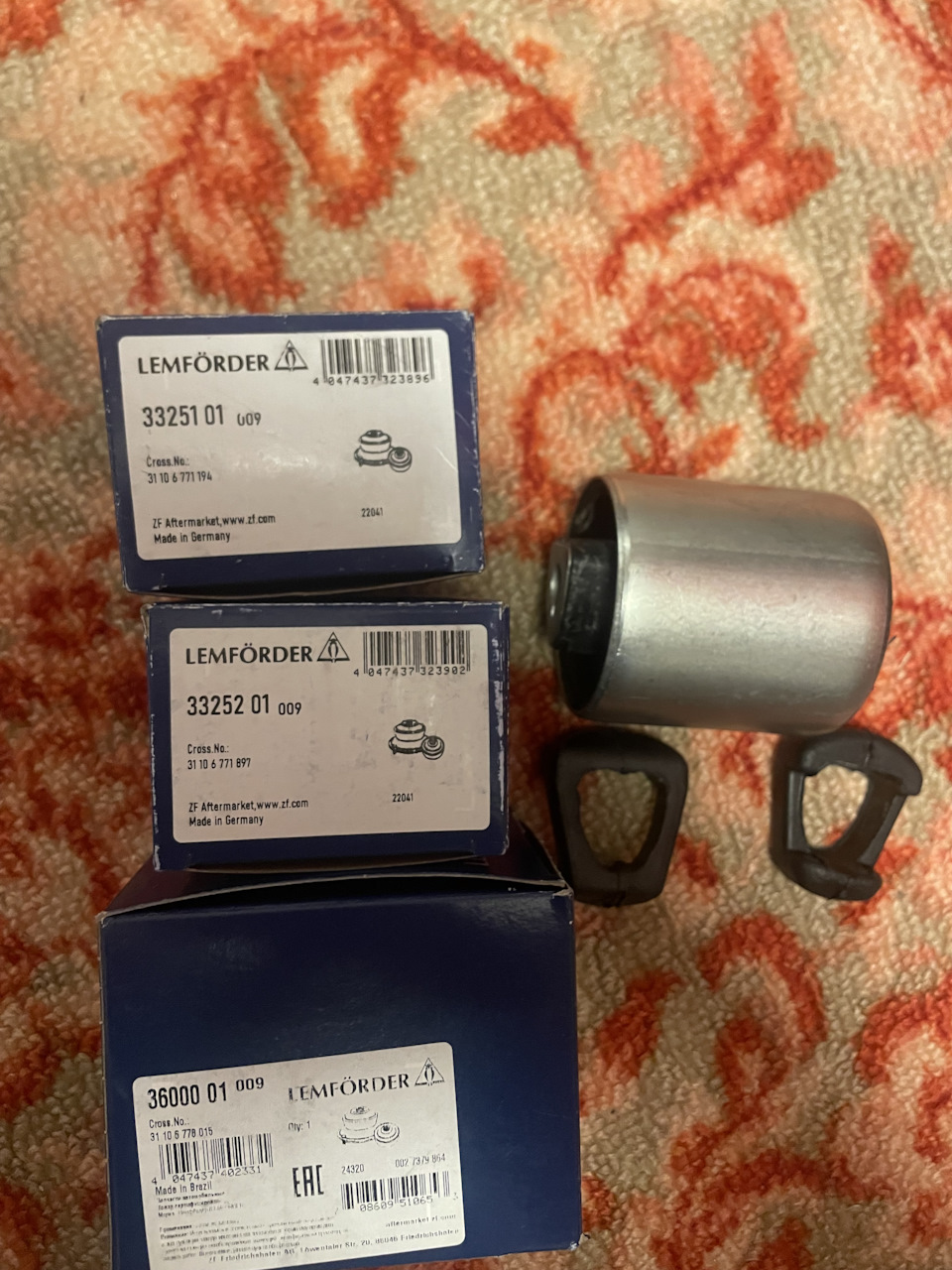 Lemforder на передние рычаги — BMW X5 (E70), 4,8 л, 2010 года ...