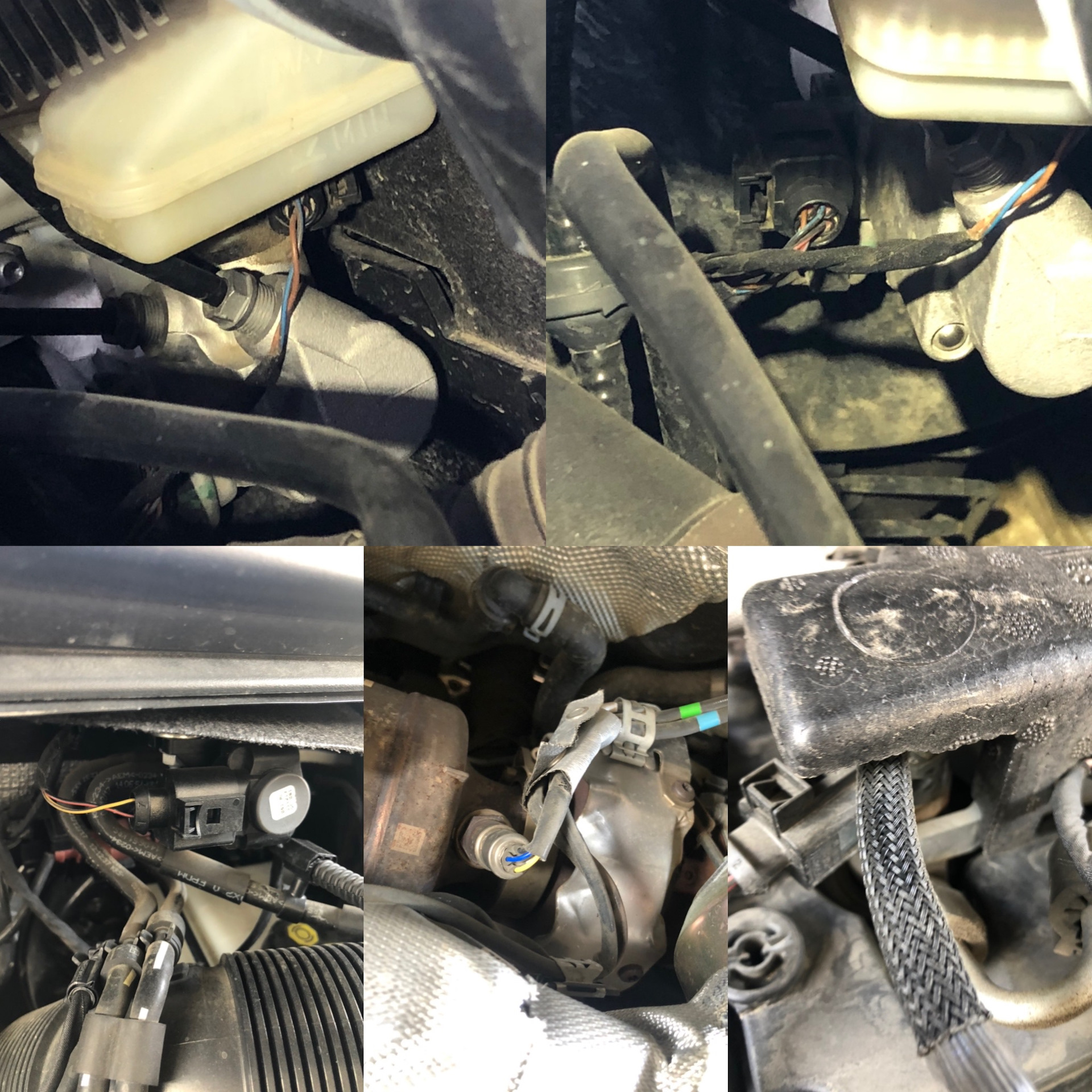 Подкапотные колпачки на разъемы в Tiguan NF — Volkswagen Tiguan (2G), 2 ...