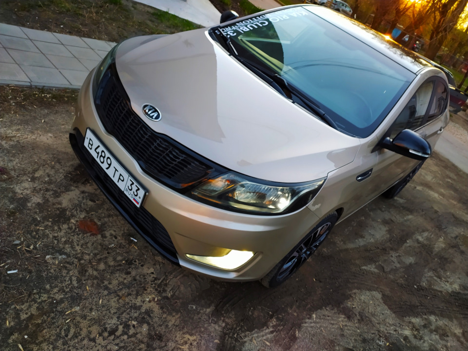 Доработки по внешнему виду🔥 — KIA Rio (3G), 1,6 л, 2014 года | стайлинг ...