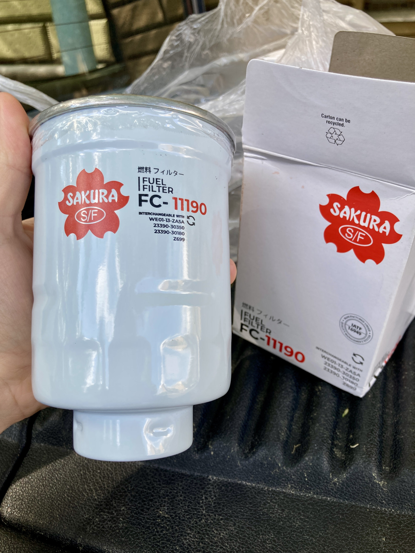 Sakura FC11190 Топливный фильтр — Mitsubishi L200 (4G), 2,5 л, 2012 ...