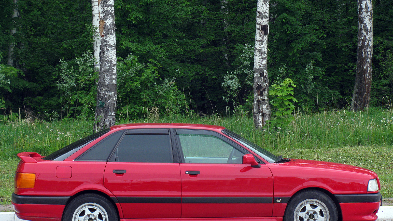 Audi 80 (B3) 1.8 бензиновый 1987 | TORNADO RED на DRIVE2