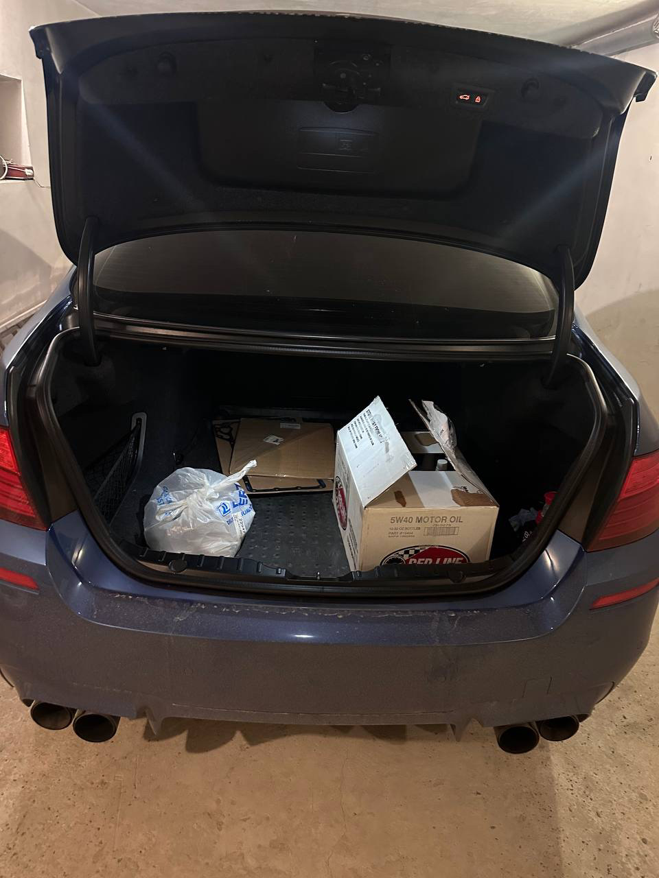 Вкладыши Замена+МаслоДВС — BMW M5 (F10), 4,4 л, 2013 года | визит на ...