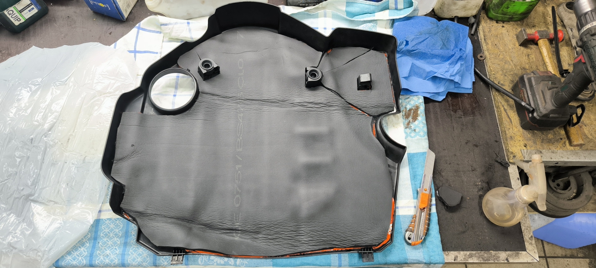 Шумка мотора + датчик давления масла — BMW 1 series (E81/E87), 2 л ...