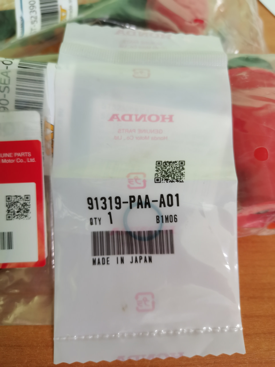 91319PAAA01 Кольцо уплотнительное круглое 13х1,5 (98) Honda | Запчасти ...