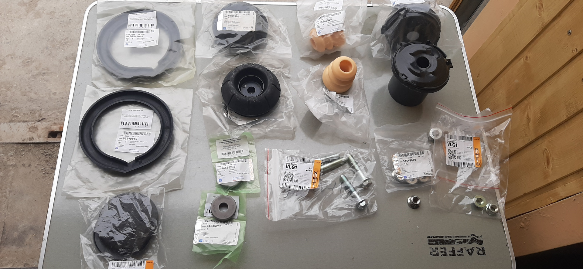 Амортизаторы передние и задние в сборе оригинал GM — Chevrolet Lacetti ...