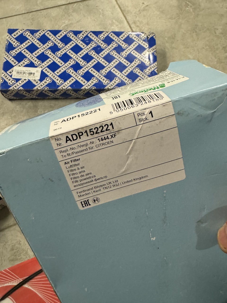 1444XF Фильтр воздушный Peugeot Citroen | Запчасти на DRIVE2