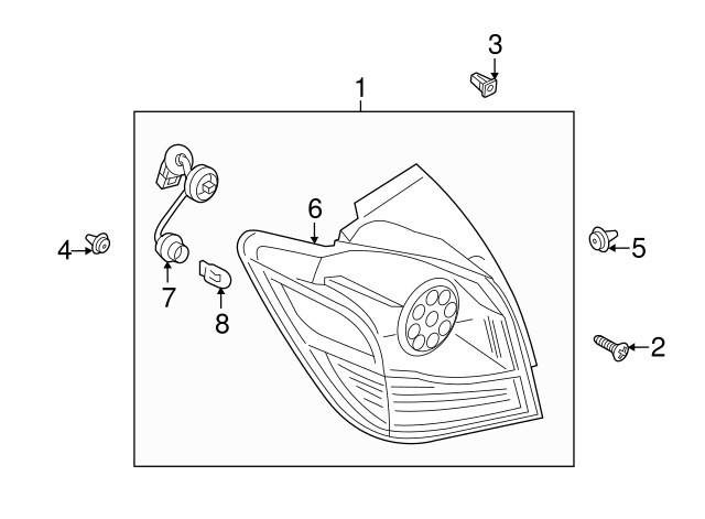 MS820026 Лампочка заднего противотуманного фонаря Mitsubishi | Запчасти ...