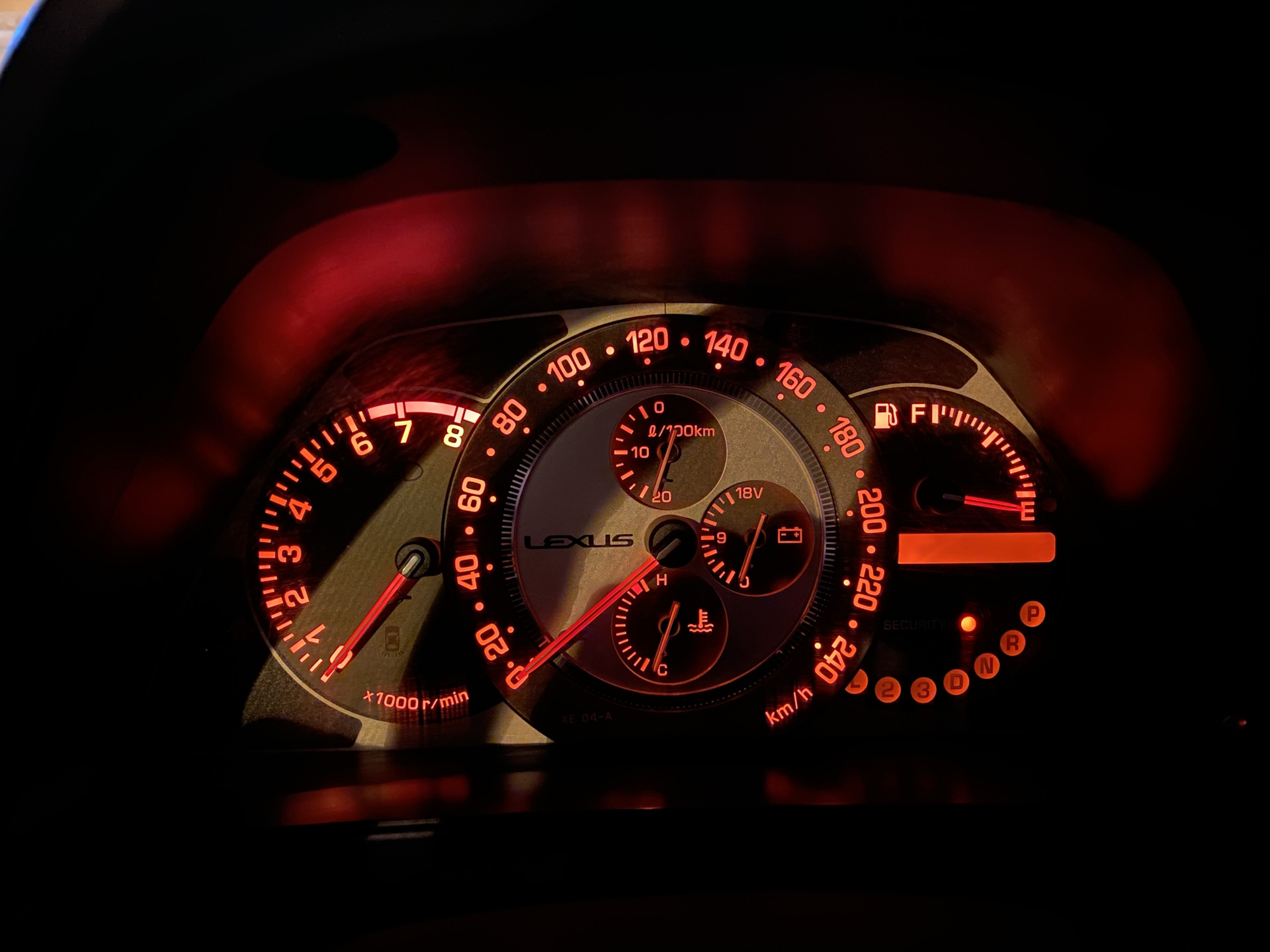 Подсветка приборки💡💡💡 — Lexus IS I, 2 л, 2004 года | своими руками | DRIVE2