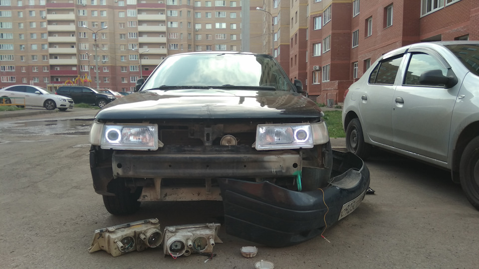 Фары киржач. Оригинал. Б/У — Lada 112 Coupe, 1,6 л, 2009 года | другое ...