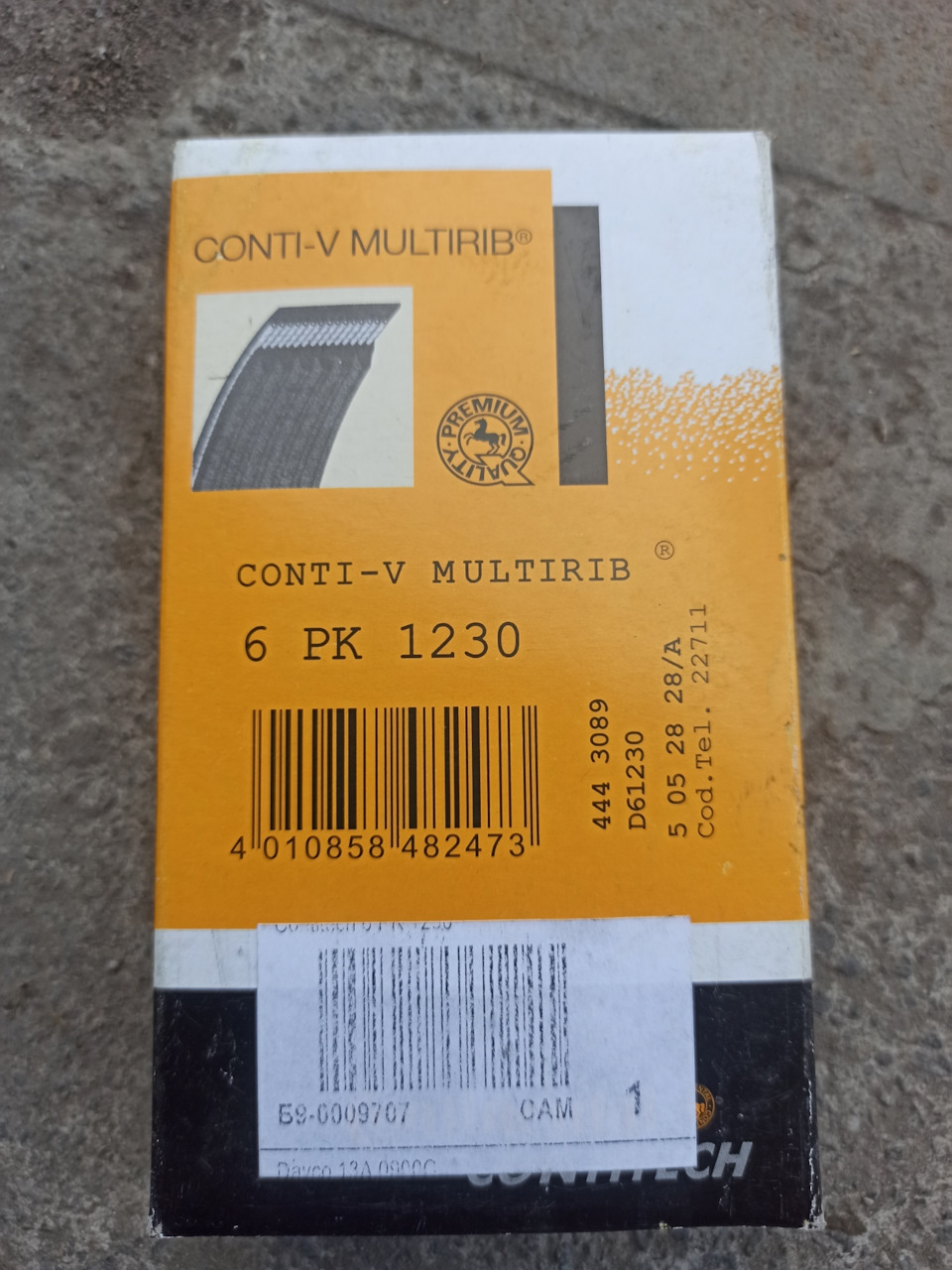 6PK1230 ПОЛИКЛИНОВЫЙ РЕМЕНЬ 6 PK 1230 CONTITECH | Запчасти на DRIVE2