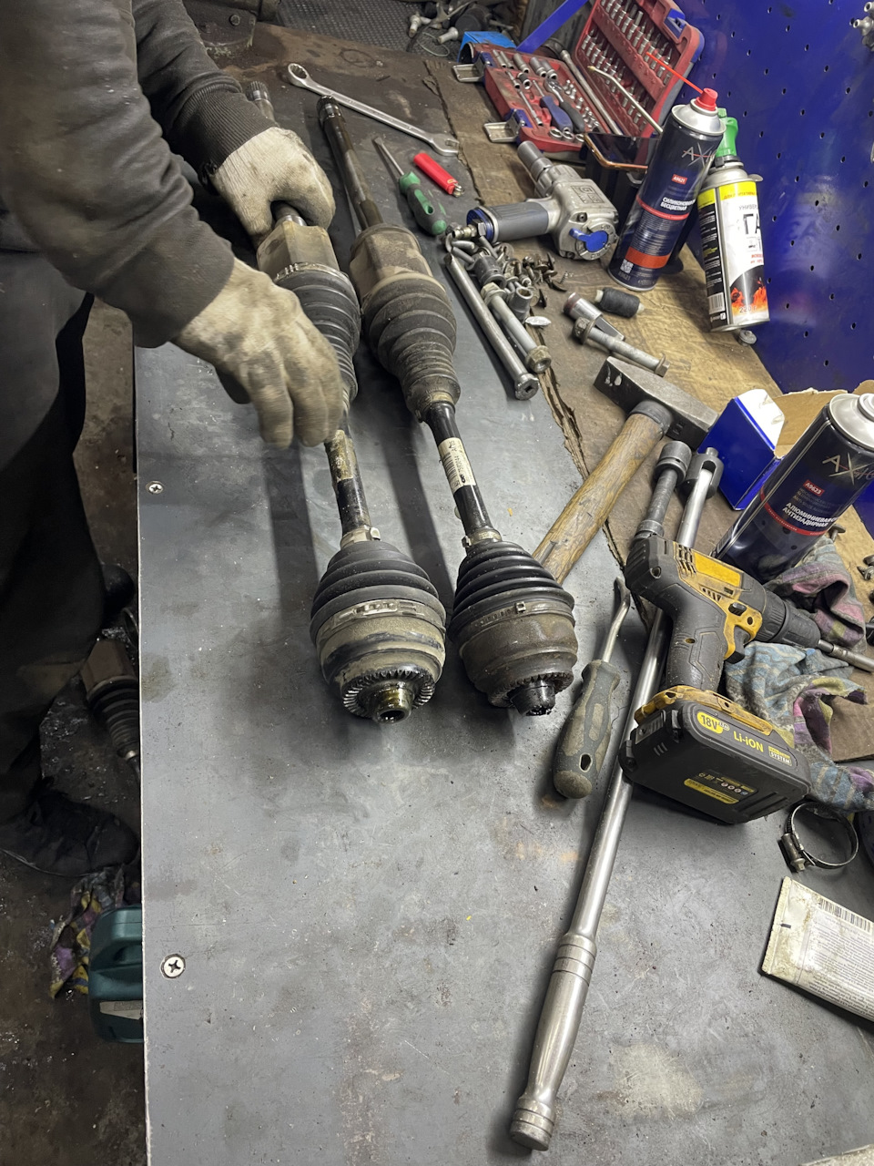 Как мы передние привода от F06 650iX 4.4 ставили — BMW 5 series (F10 ...