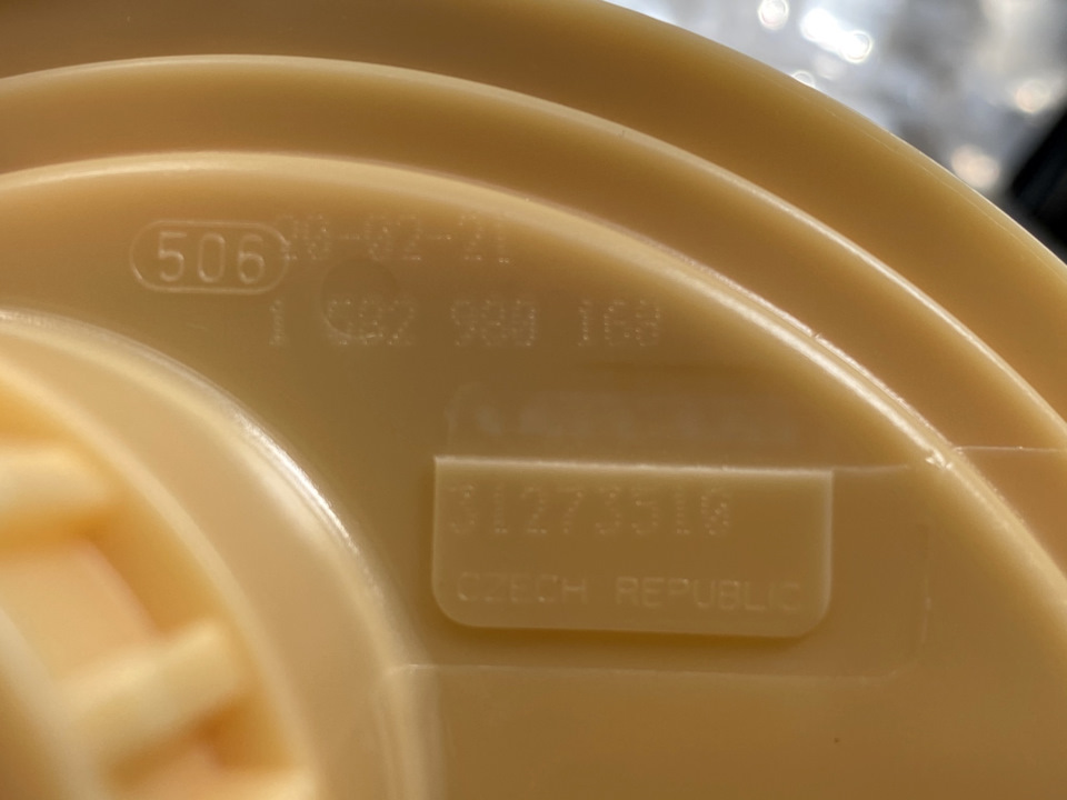 31273510 Бензонасос электрический Volvo | Запчасти на DRIVE2