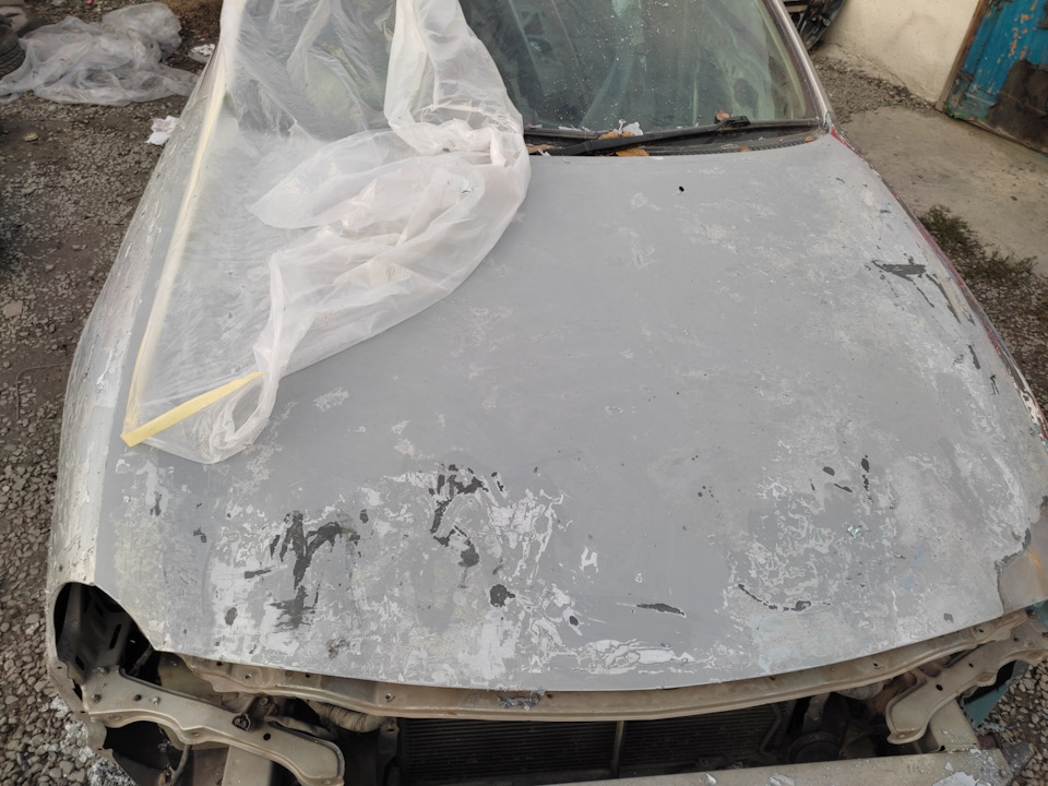 Смывка краски с кузова — Toyota Celica (200), 2 л, 1995 года | кузовной ...