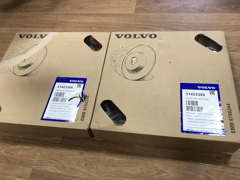 31423305 Тормозной диск высокоуглеродистый с покрытием PRO+. Передняя ...