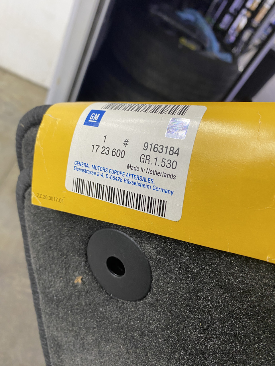 9163184 КОМПЛЕКТ КОВРИКОВ САЛОНА (64Х46 СМ-1ШТ., 60Х46 СМ-1ШТ., 37Х48 ...