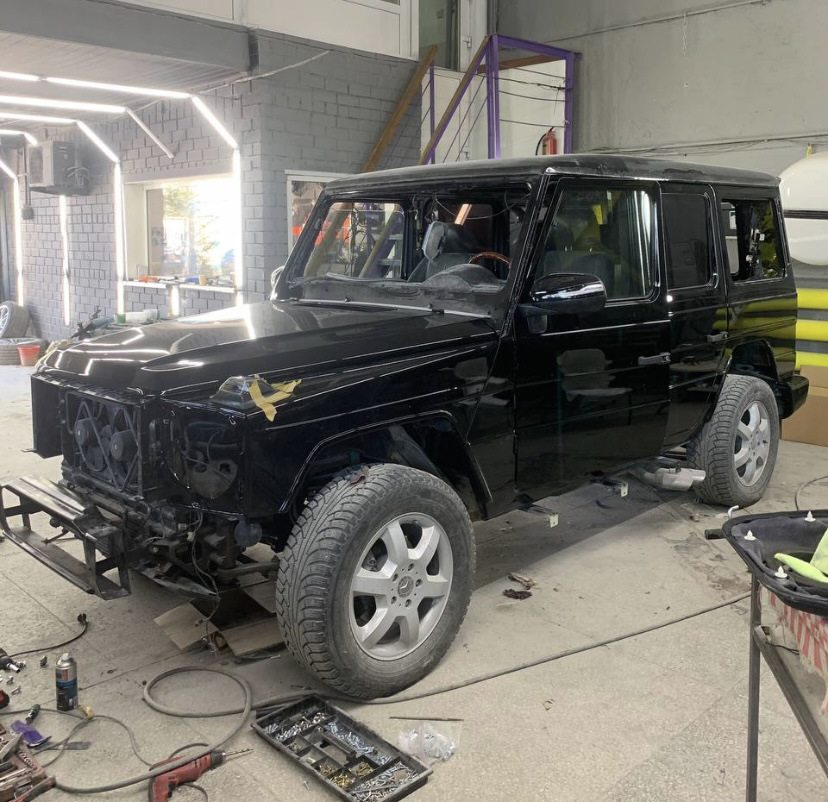 Окрас-Сборка — Mercedes-Benz G-Class (W463 1G), 5 л, 2004 года | кузовной ремонт | DRIVE2