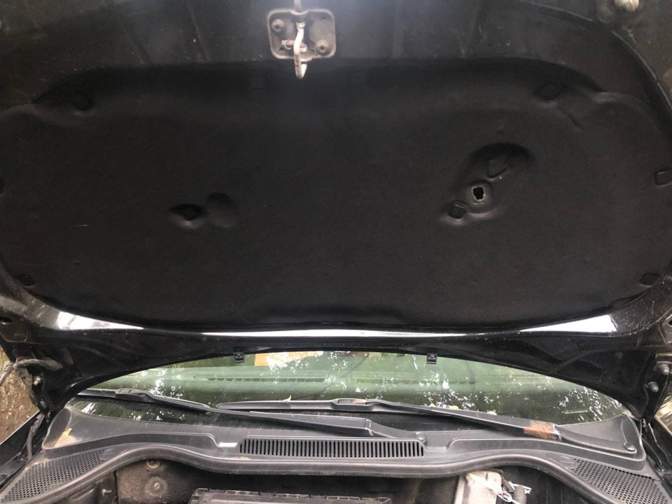 ЗАМЕНА ШУМОИЗОЛЯЦИИ КАПОТА (УТЕПЛИТЕЛЯ) + МЕЛОЧИ — Volkswagen Polo ...
