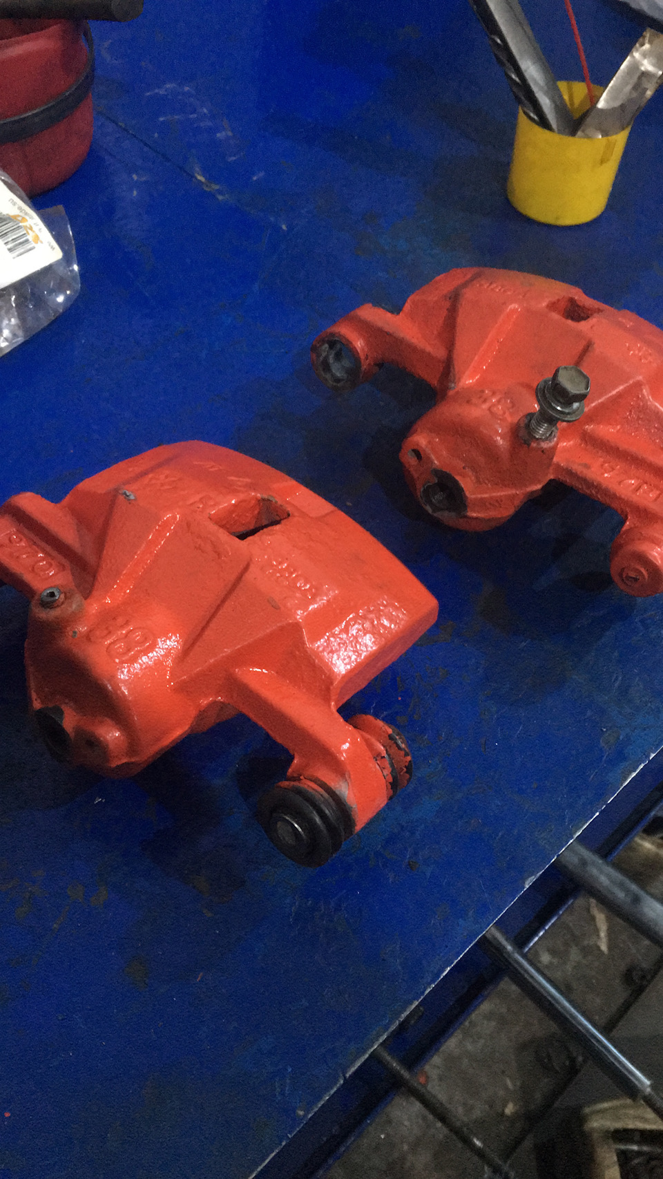 Суппорта — Toyota Carina (7G), 2 л, 1998 года | тюнинг | DRIVE2