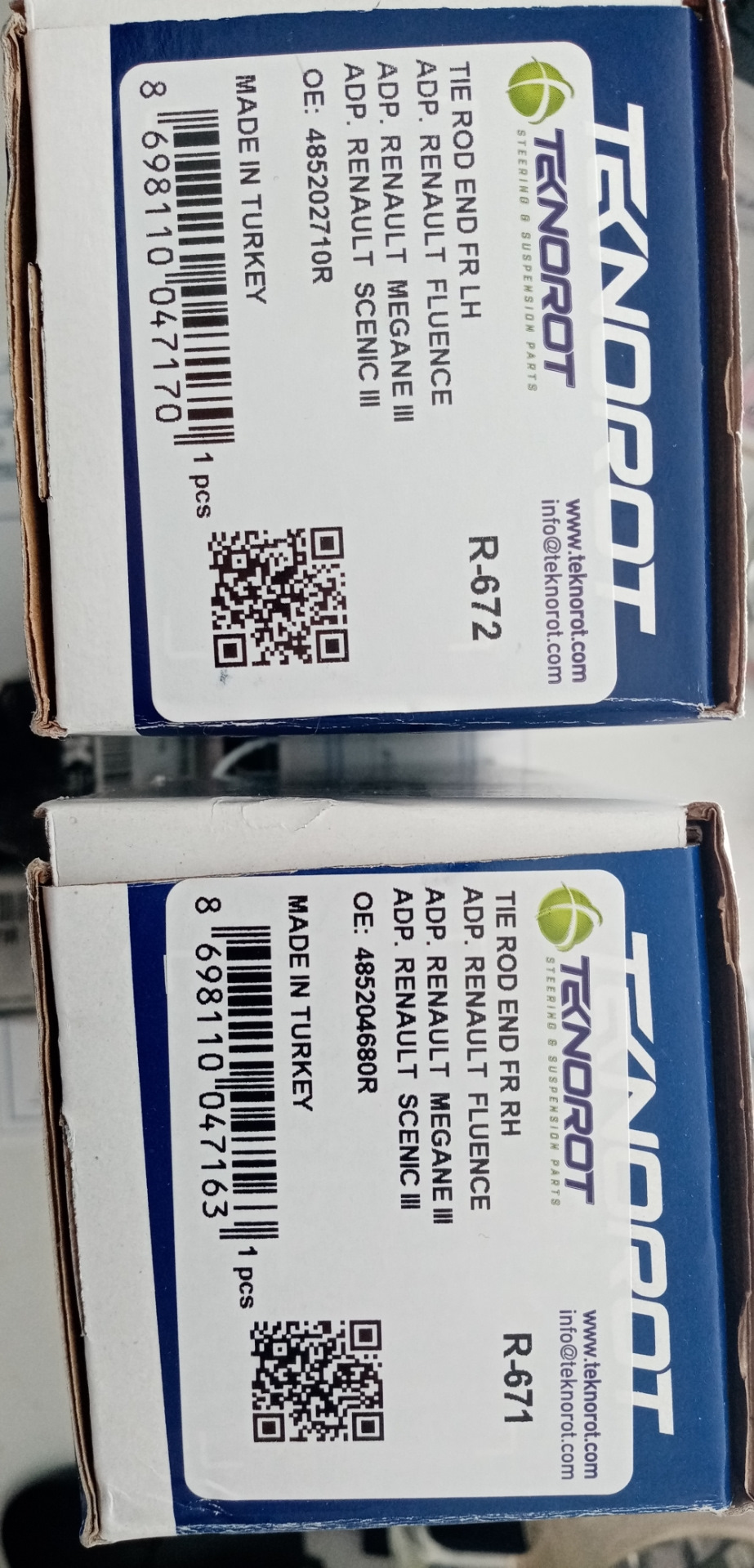 485204680R Наконечник рулевой п RENAULT | Запчасти на DRIVE2