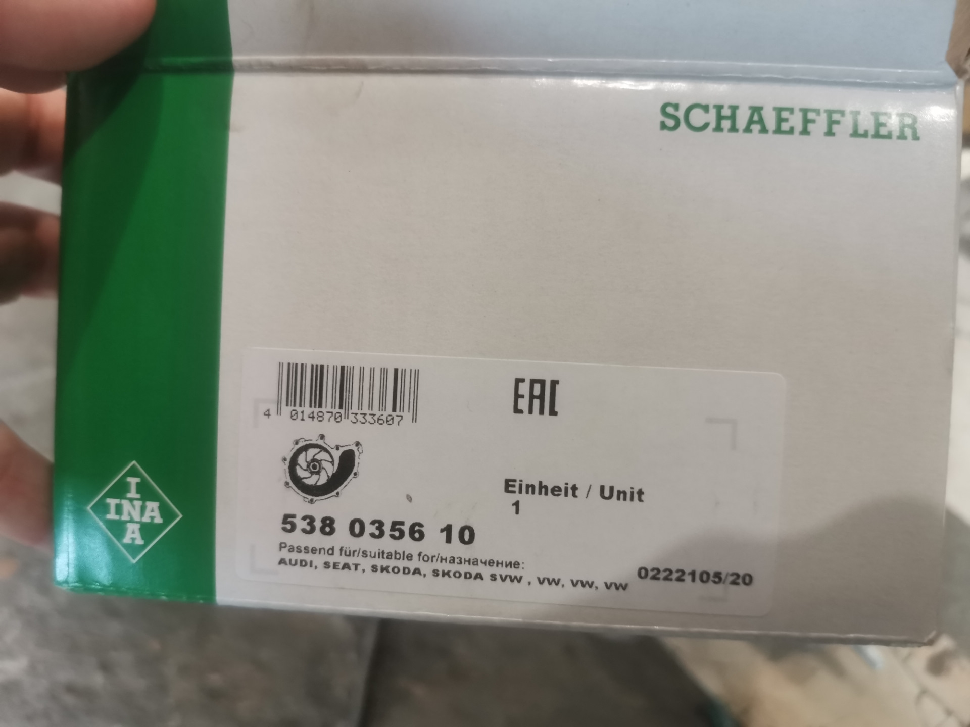 Замена помпы, то (масло+3фильтра) — Volkswagen Golf Mk6, 1,4 л, 2011 ...