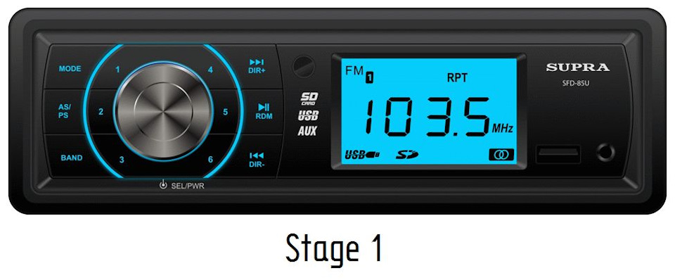 Улучшение звука Supra SFD-85U. Часть 1. — KIA Sephia (1G), 1,5 л, 1998 года | аксессуары | DRIVE2