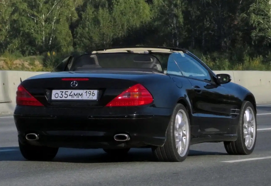 Папарацци везде! — Mercedes-Benz SL-Class (R230), 3,7 л, 2004 года ...