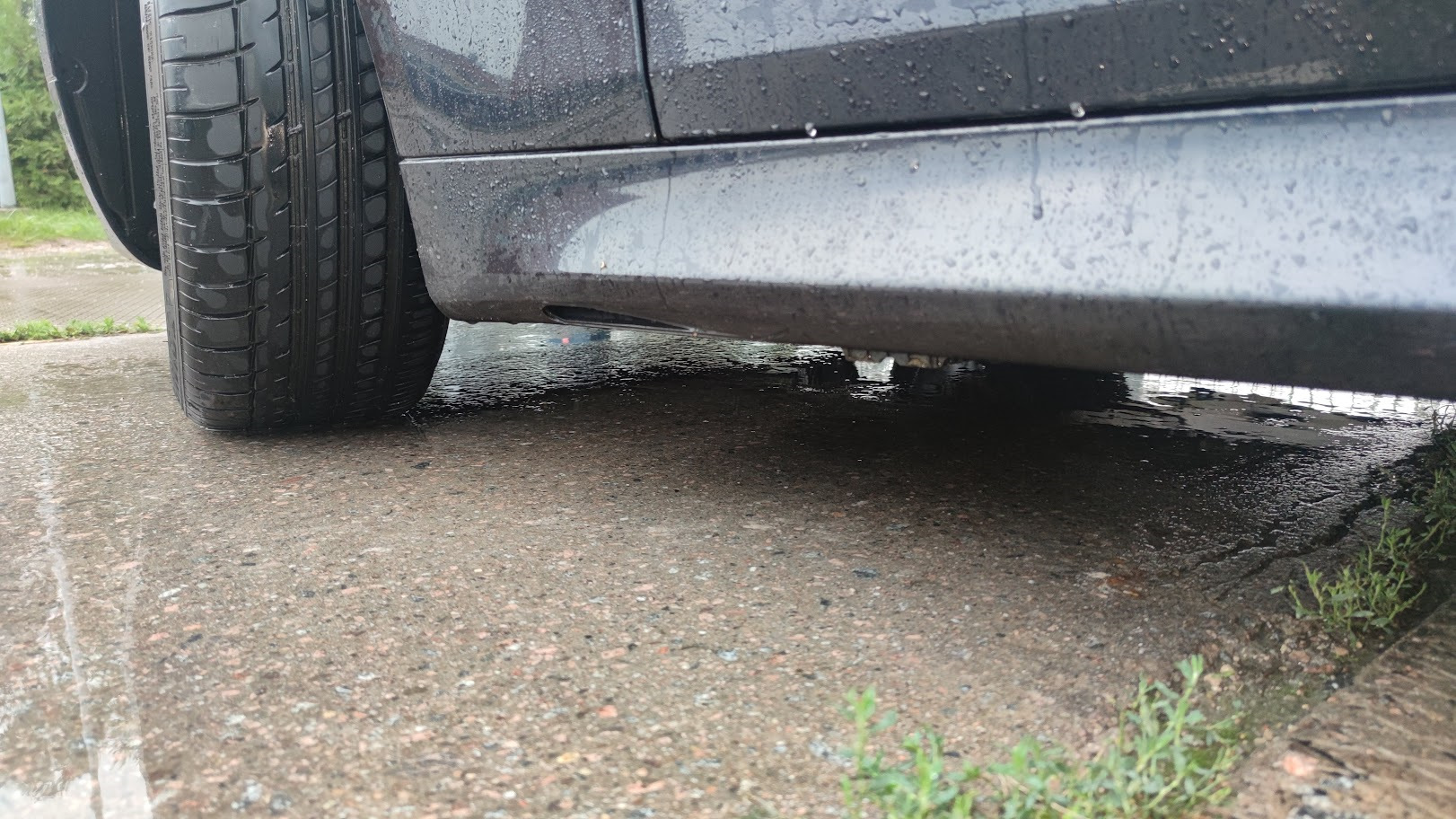 BMW Welcome Light Carpet в E60/E61 — BMW 5 series Touring (E61), 3 л ...