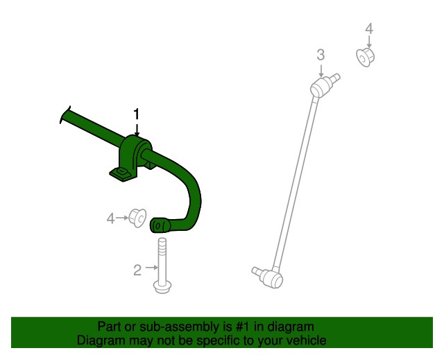 3C0411303Q Стабилизатор в сборе VAG | Запчасти на DRIVE2
