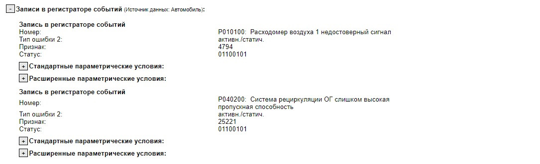 Ошибка P040200 — DRIVE2