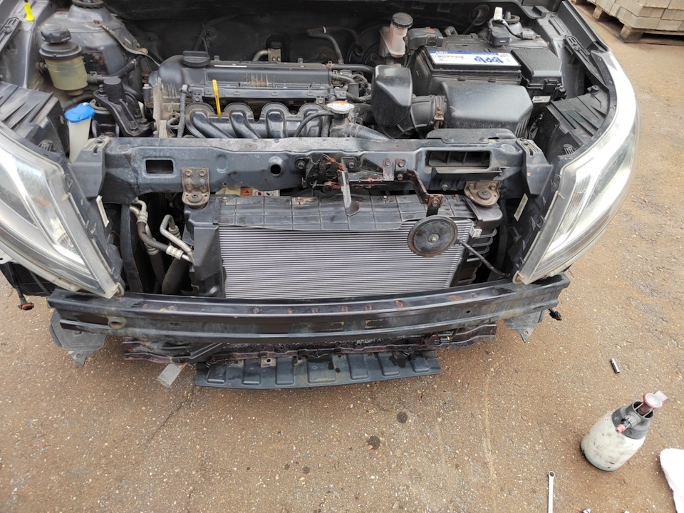 Замена радиатора кондиционера и мелочи — KIA Rio (3G), 1,6 л, 2013 года ...