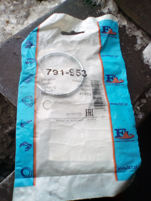 791953 Уплотнительное кольцо, труба выхлопного газа FA1 | Запчасти на ...