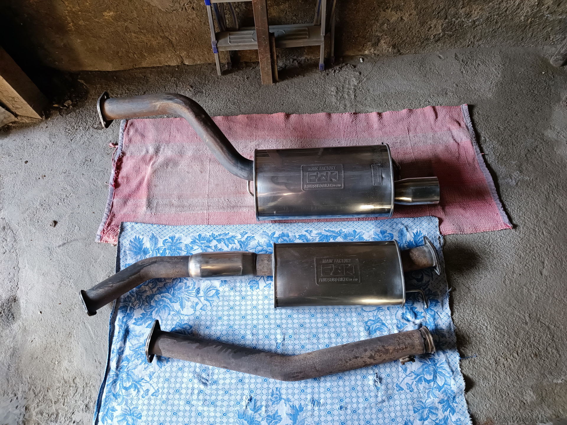 Выхлоп Fujitsubo Legalis R🇯🇵 — Toyota Mark II (100), 2,5 л, 1996 года ...