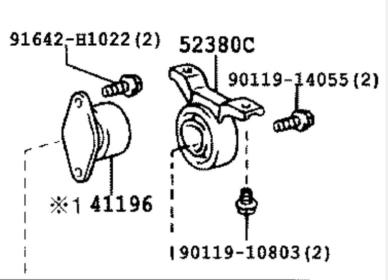 Подскажите кто знает — Toyota RAV4 (II), 2 л, 2004 года | запчасти | DRIVE2