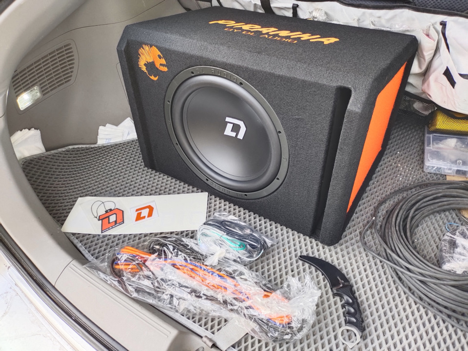 Активный сабвуфер Piranha Black от DL audio — Honda Insight (2G), 1,5 л ...