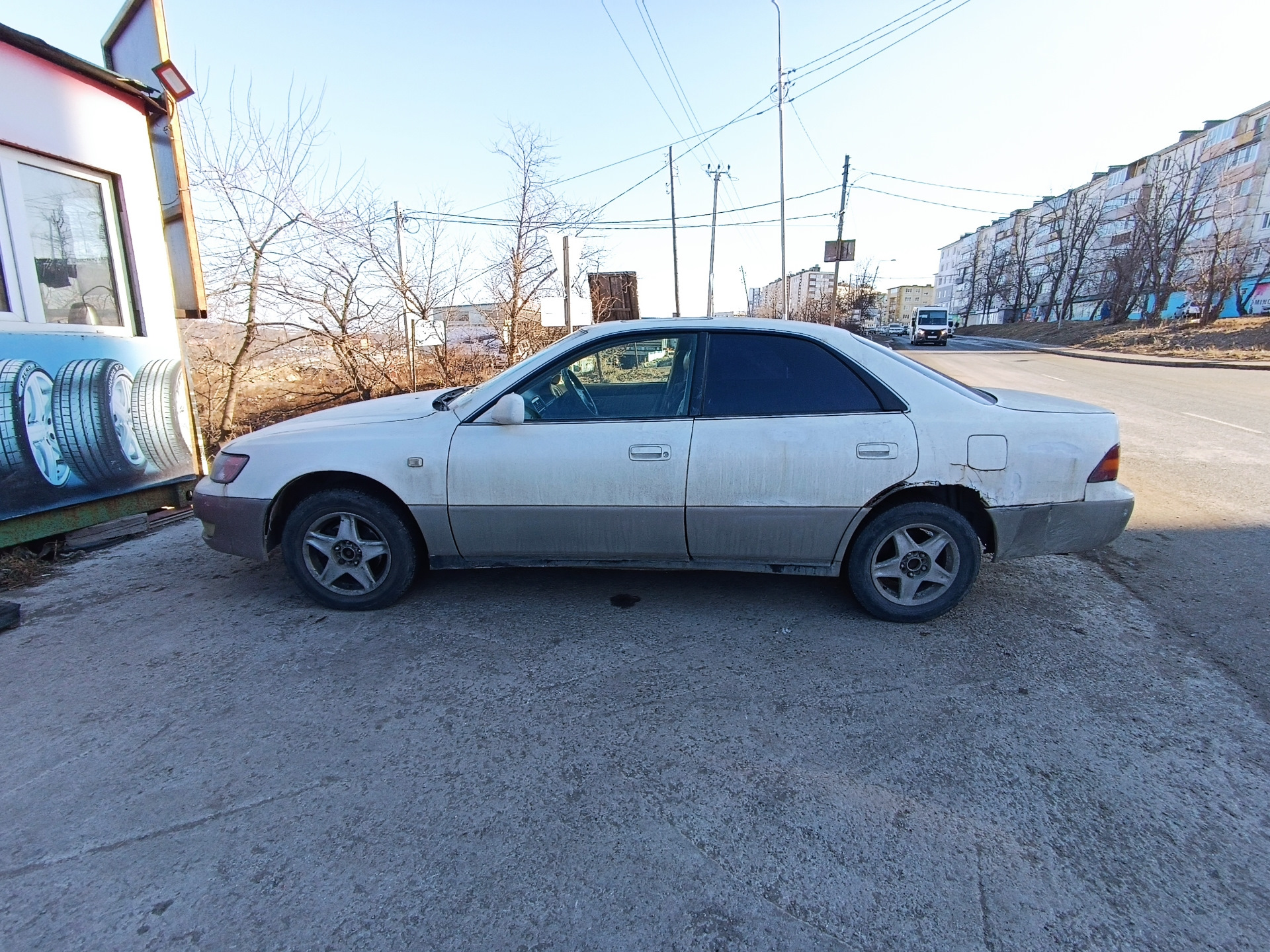 Неделя лютых морозов до -12 и снова +2. По-быстрому переобулся ...