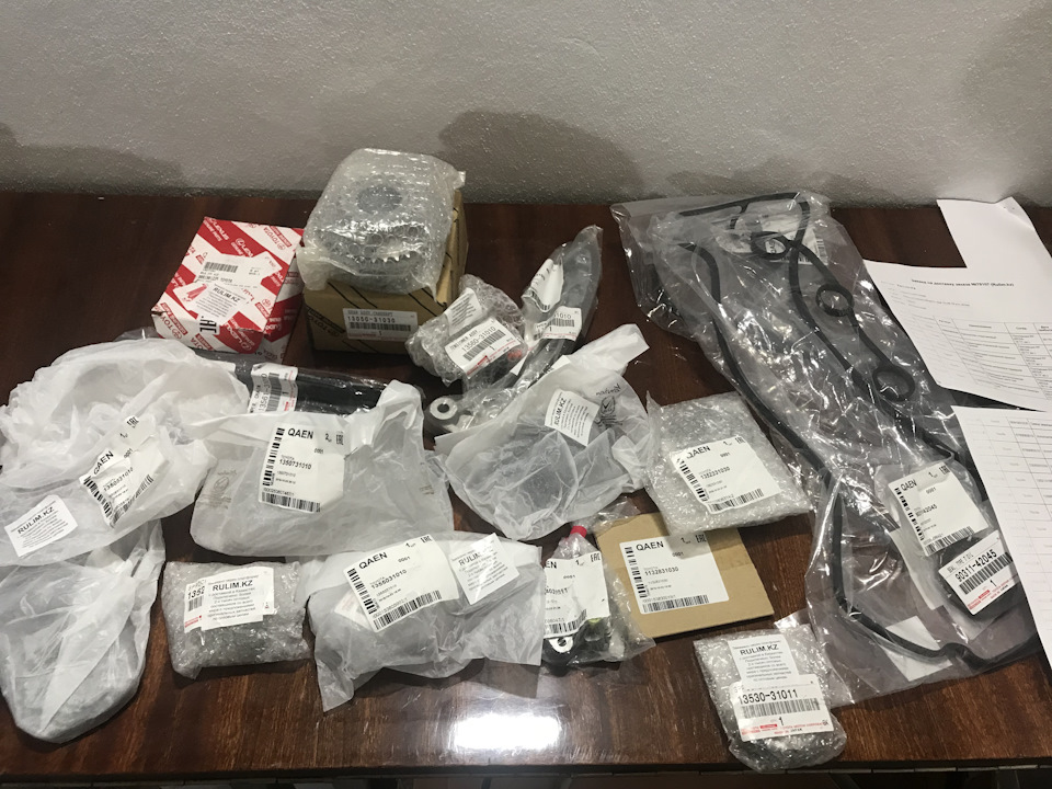 Большое ТО, замена цепи ГРМ и Помпы — Toyota Land Cruiser Prado 120 ...