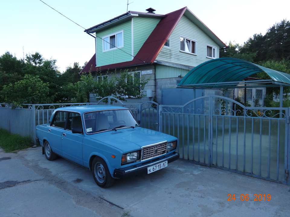 Третья запись в этом году. Поездка в лен область. — Lada 2107, 1,5 л ...