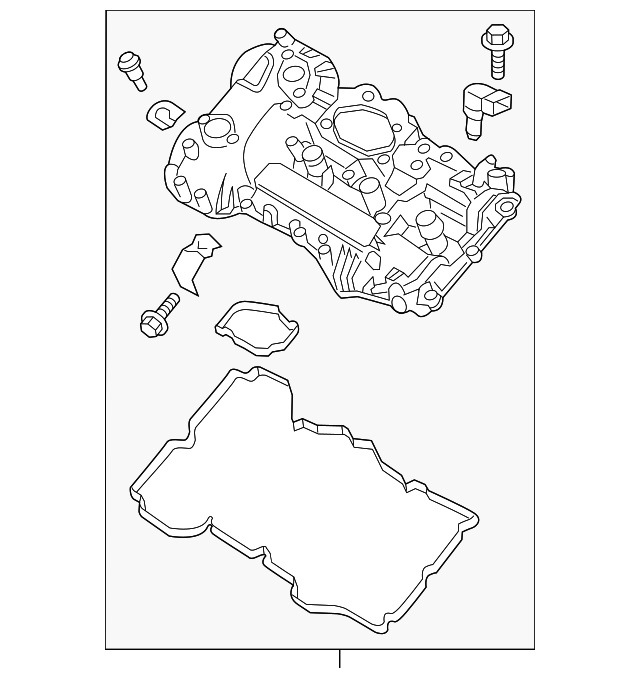 224103CGC3 Cover ASSY-ROCKER, LH KIA HYUNDAI | Запчасти на DRIVE2