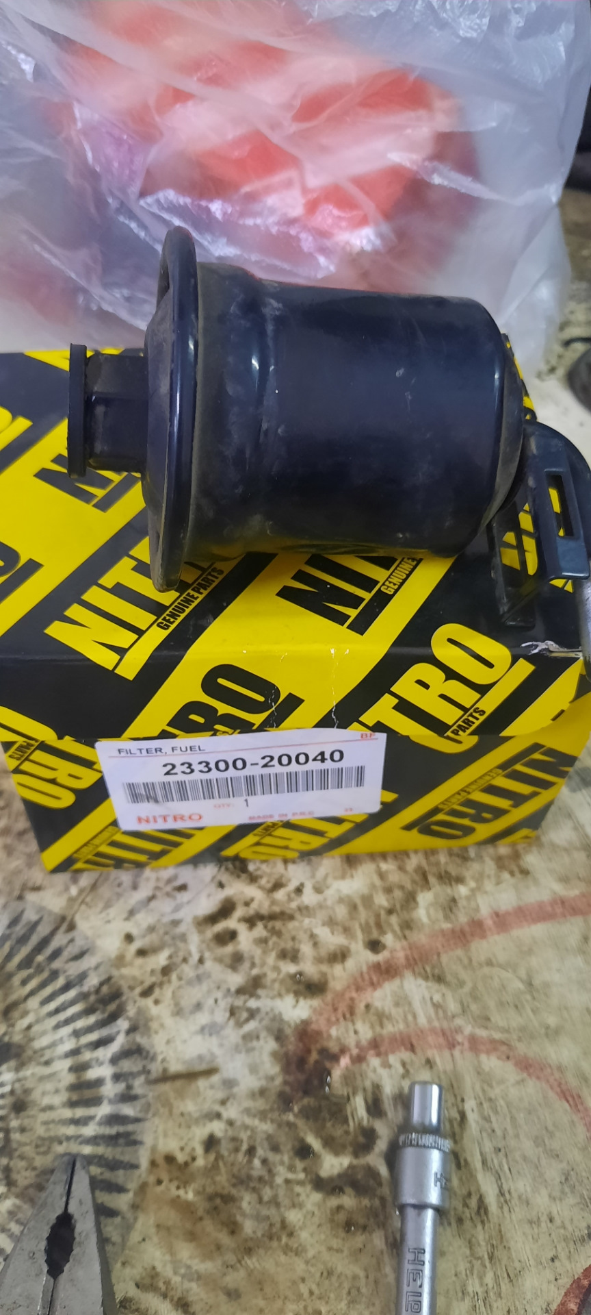 Замена топливных и воздушного вильтра — Toyota Windom (20), 2,5 л, 1997 ...