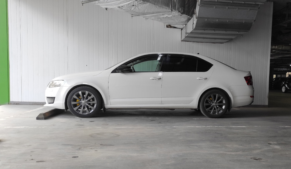 Занижение мойка радиаторов и по мелочам — Skoda Octavia A7 Mk3 1 4
