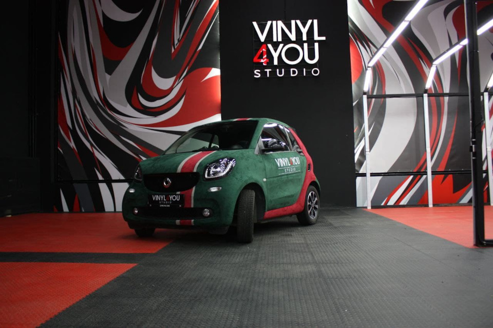 Плюшевый SMART (алькантара Decoin) — VINYL4YOU на DRIVE2