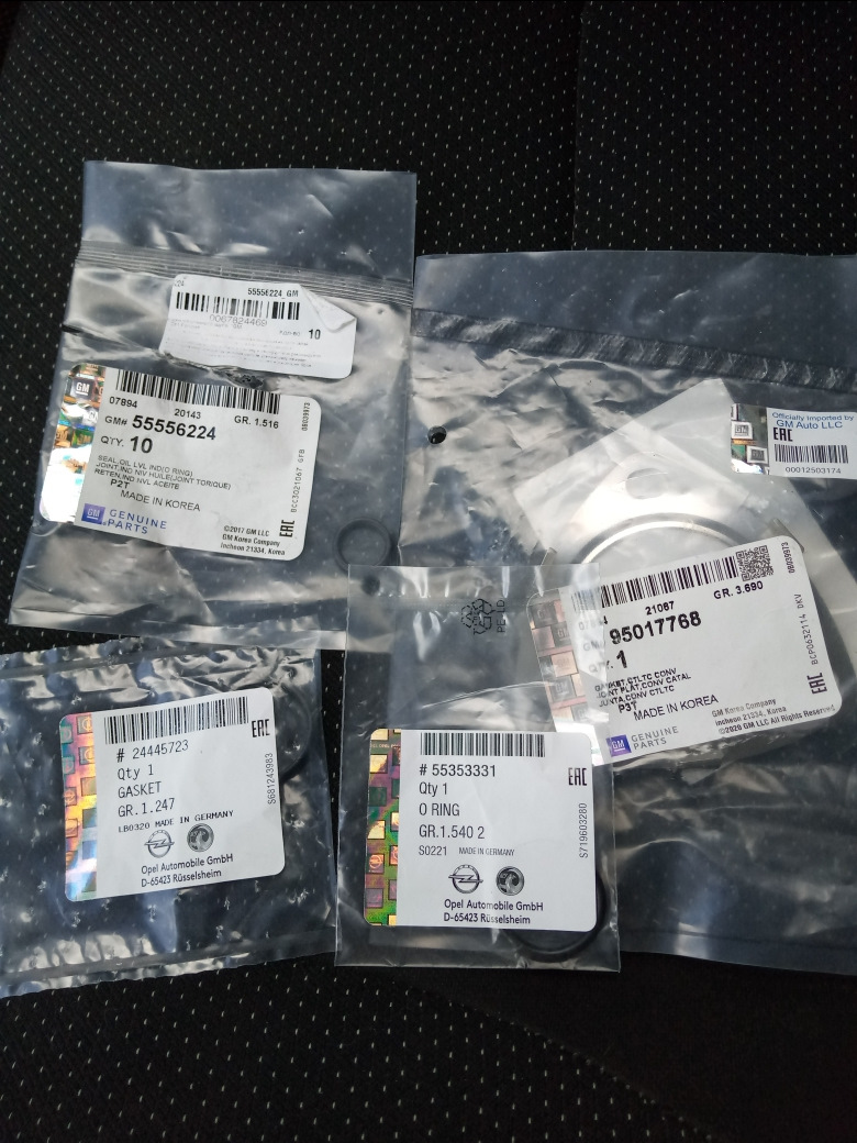 95017768 Прокладка выпускного коллектора двигателя GM | Запчасти на DRIVE2