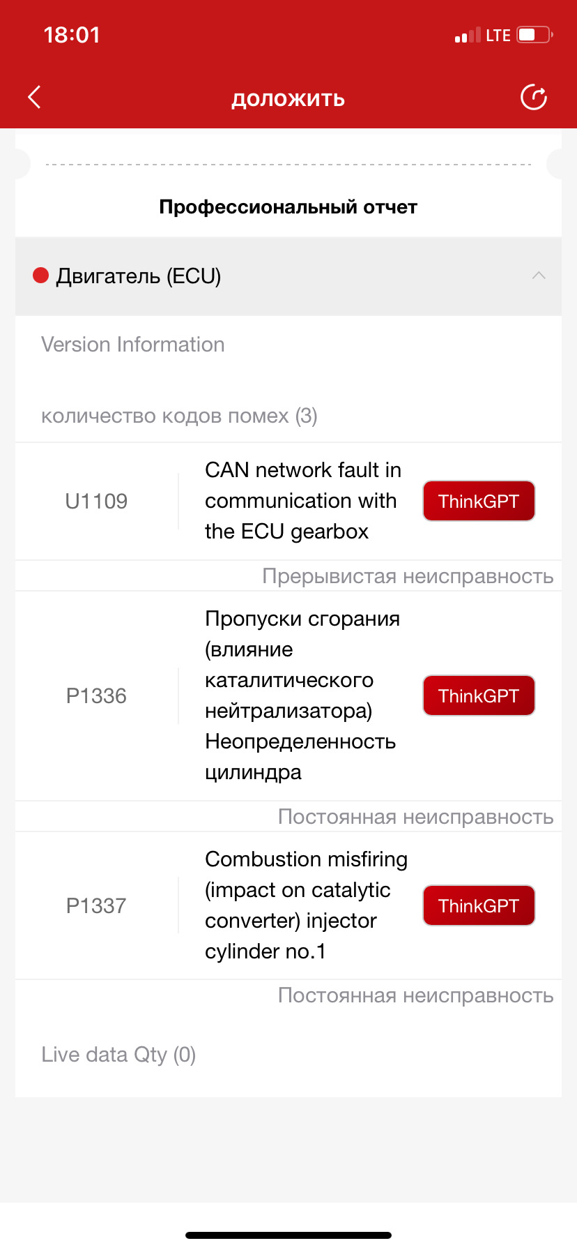 U1109 P1336 и P1337 новая страница рубрики пижмак подкинул) — Peugeot ...