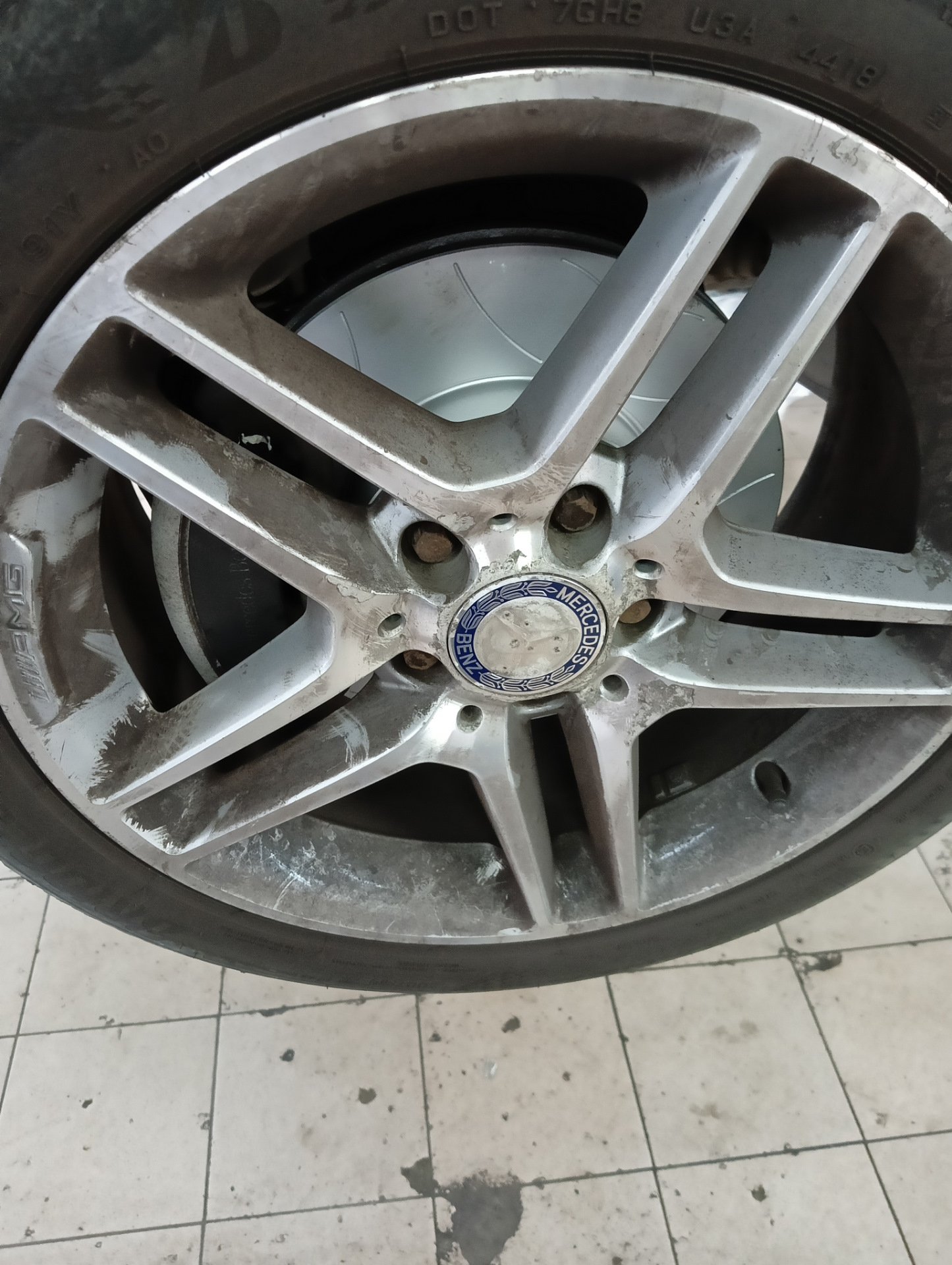 Слотированные тормозные диски w204 — Mercedes-Benz C-Class (W204), 1,8 ...