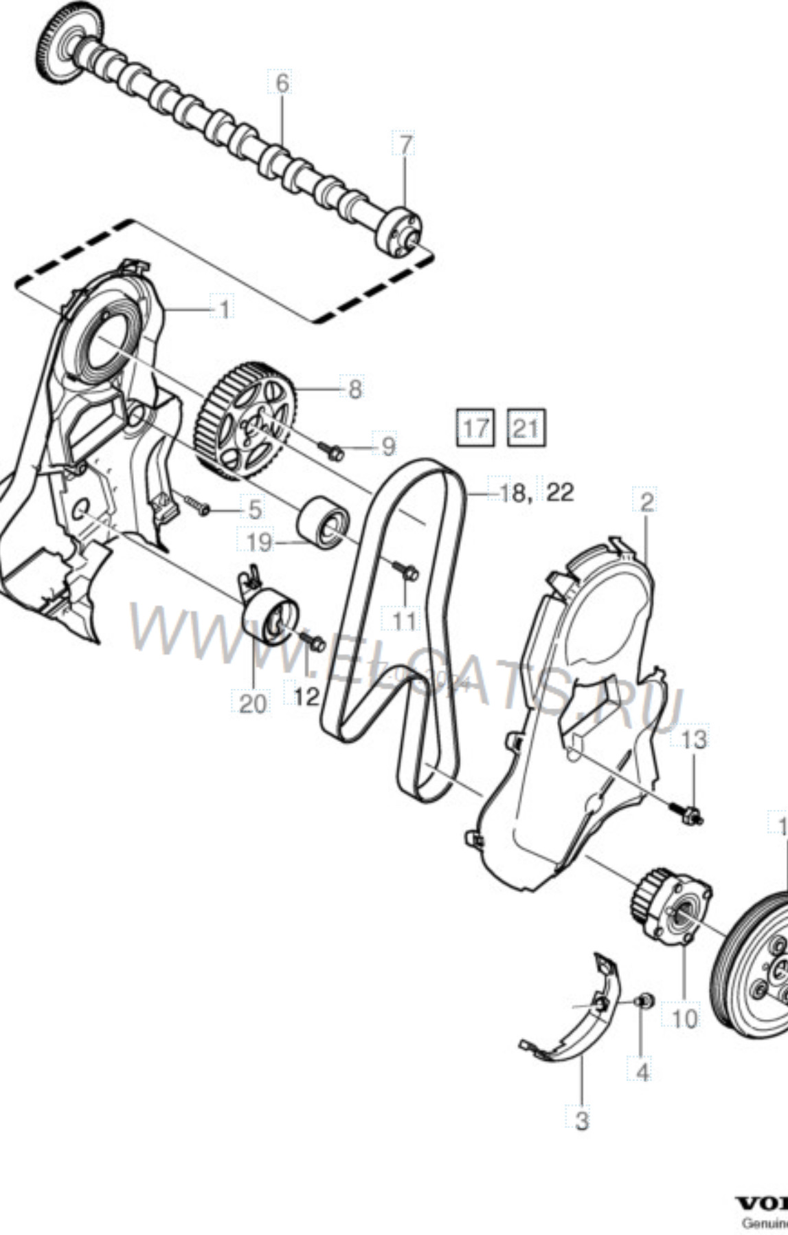 Береги честь с молоду, Ой, крышку ГРМ😁 — Volvo XC70 III, 2,4 л, 2008 ...