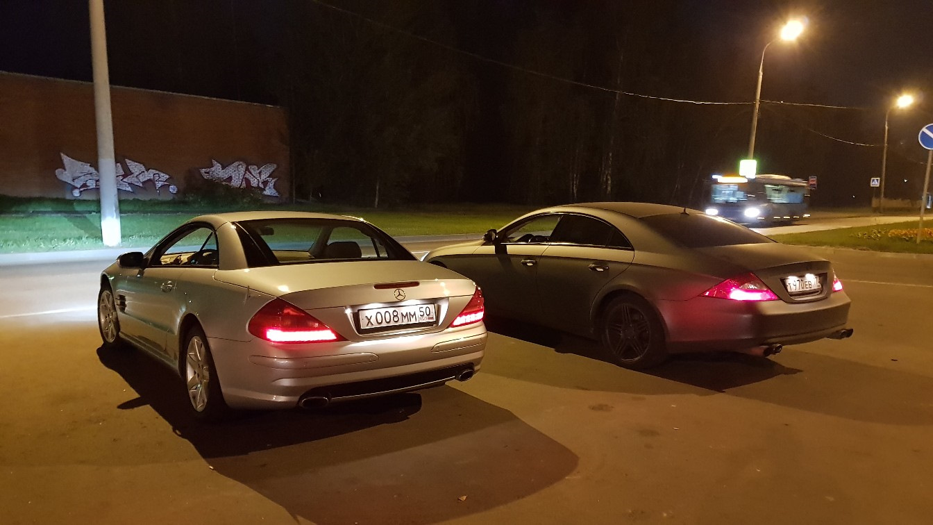 Немного посравнивали SL VS CLS — Mercedes-Benz CLS (W219), 5 л, 2005 ...