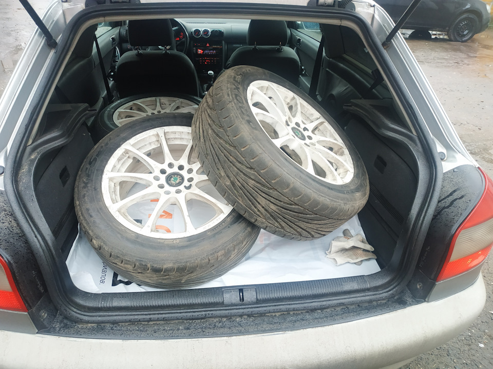 Переход на зиму) — Audi A3 (8L), 1,8 л, 2001 года | шины | DRIVE2