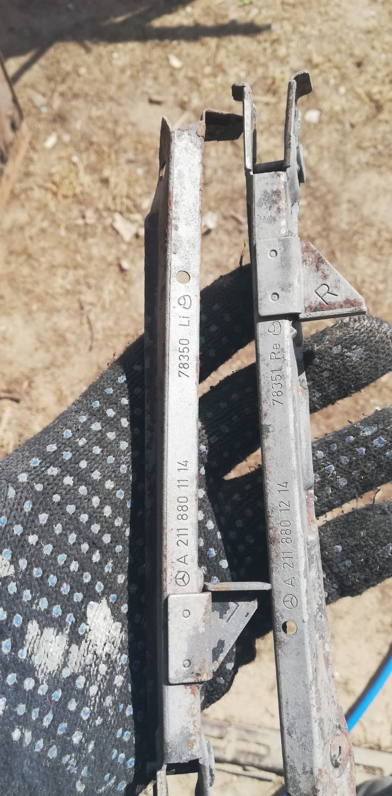 A2118801114 Кронштейн крепления бампера переднего MERCEDES | Запчасти ...