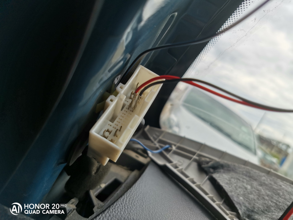 Установка микрофона для магнитолы — Hyundai i30 (2G), 1,6 л, 2013 года ...
